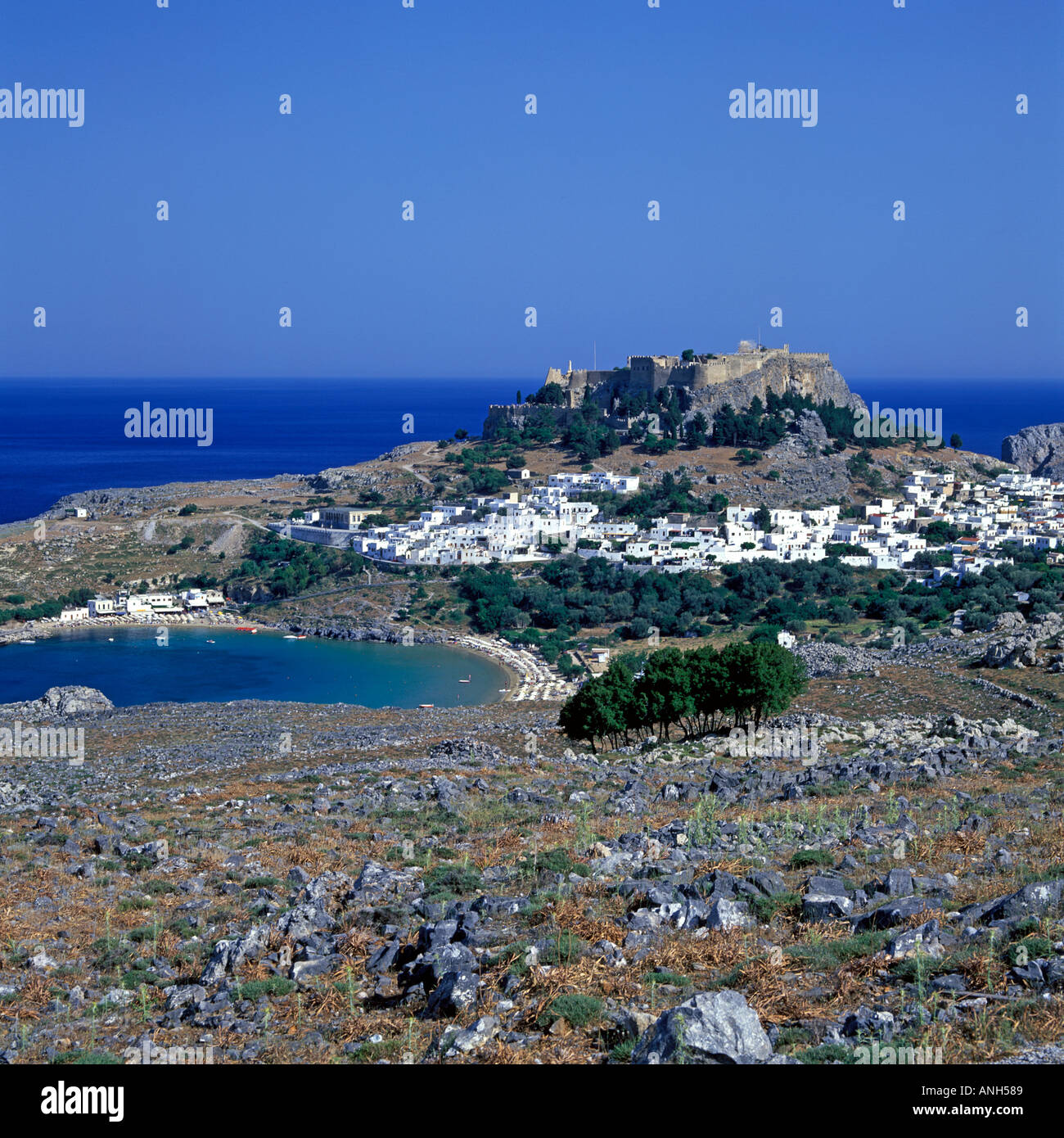 Castles in rhodes hi-res stock photography and images - Alamy