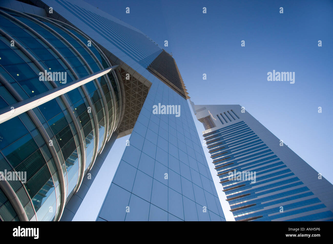 Emirates Towers, Dubai, United Arab Emirates Stock Photo - Alamy