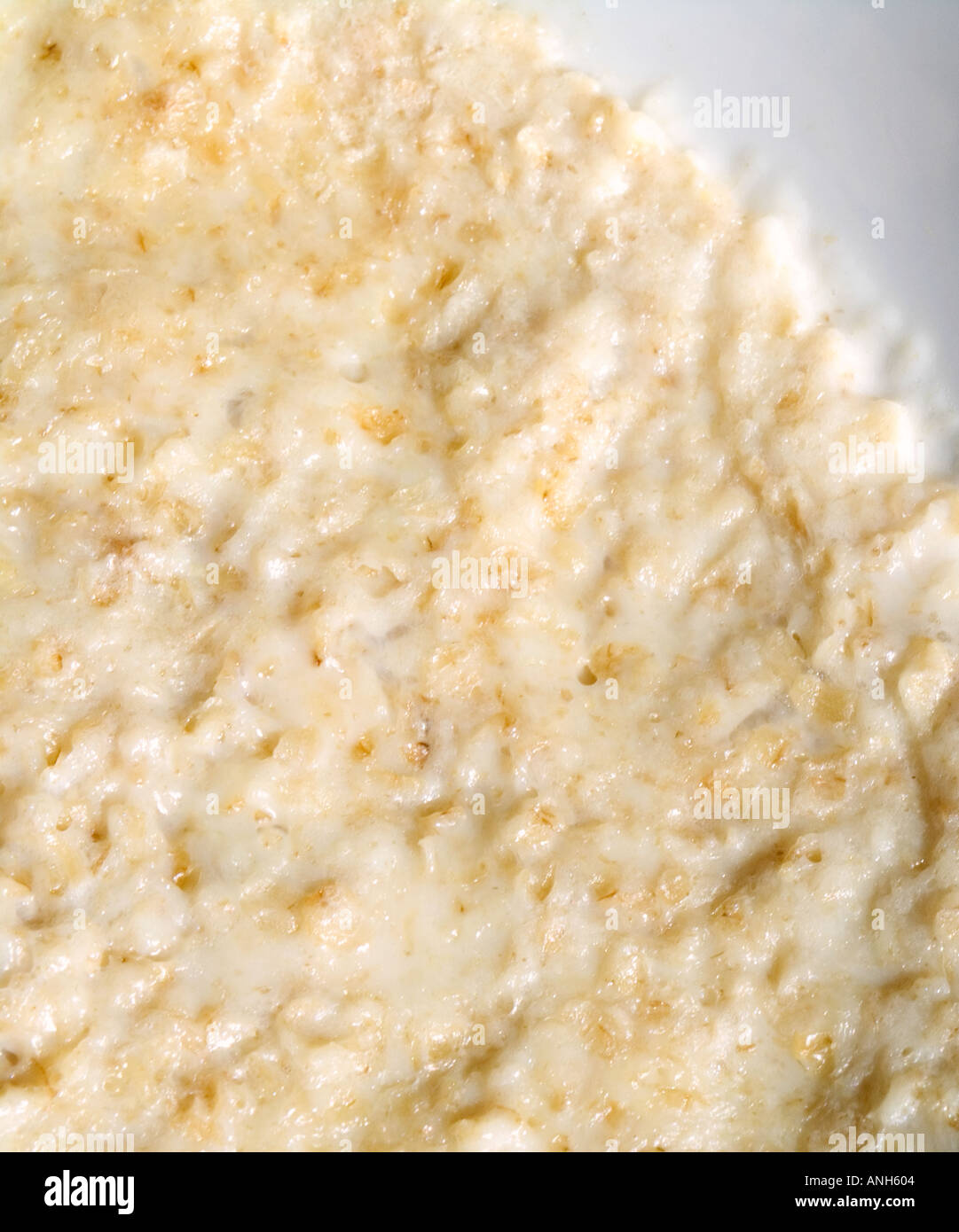 A BOWL OF COOKED PORRIDGE Stock Photo - Alamy