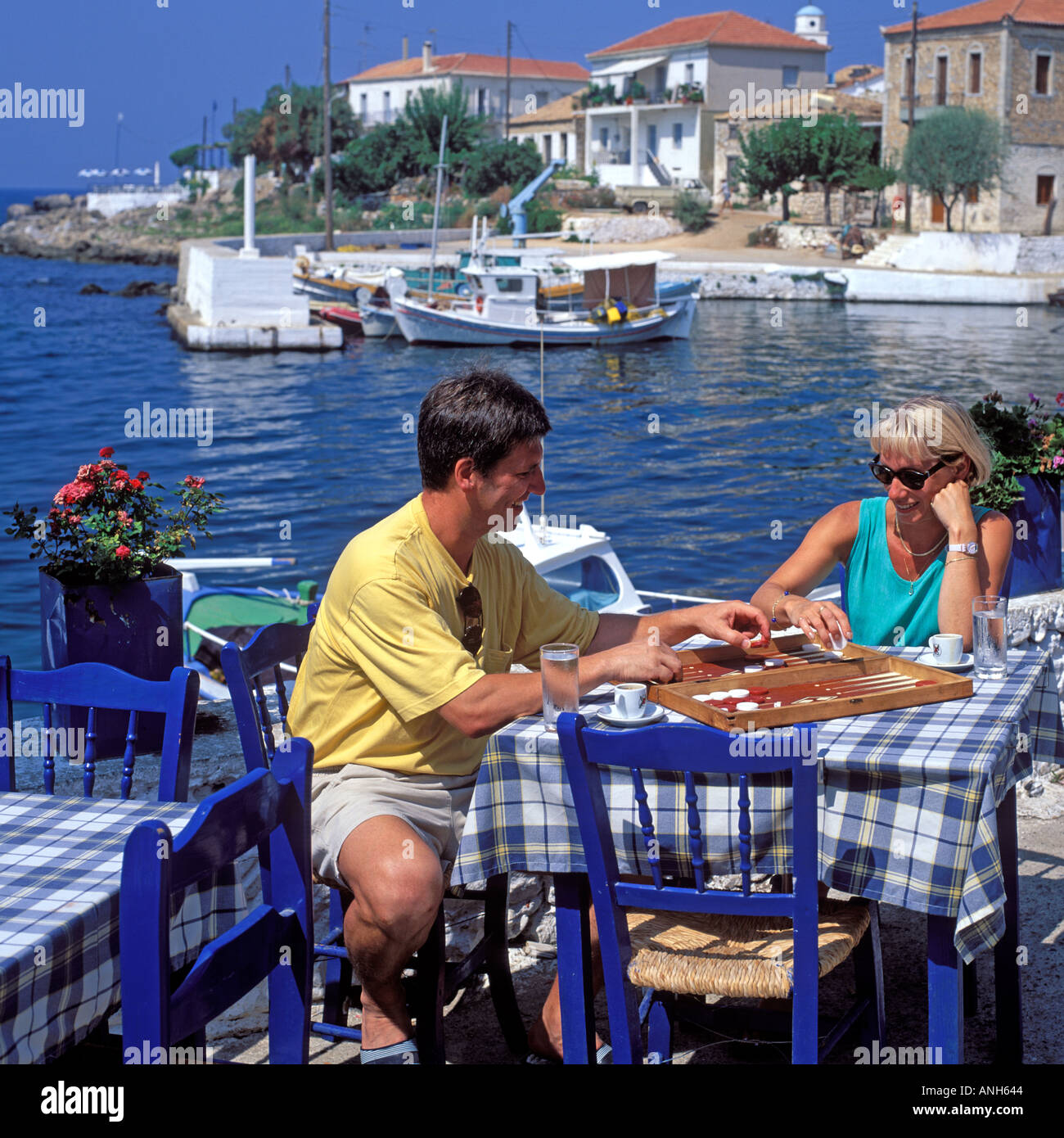 Greek backgammon hi-res stock photography and images - Alamy