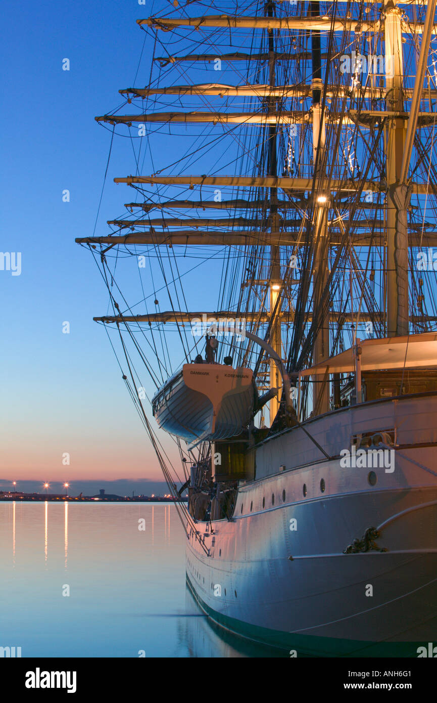 Tall Ship DANMARK, Rowe's Wharf , Boston, Massachusetts, USA Stock ...