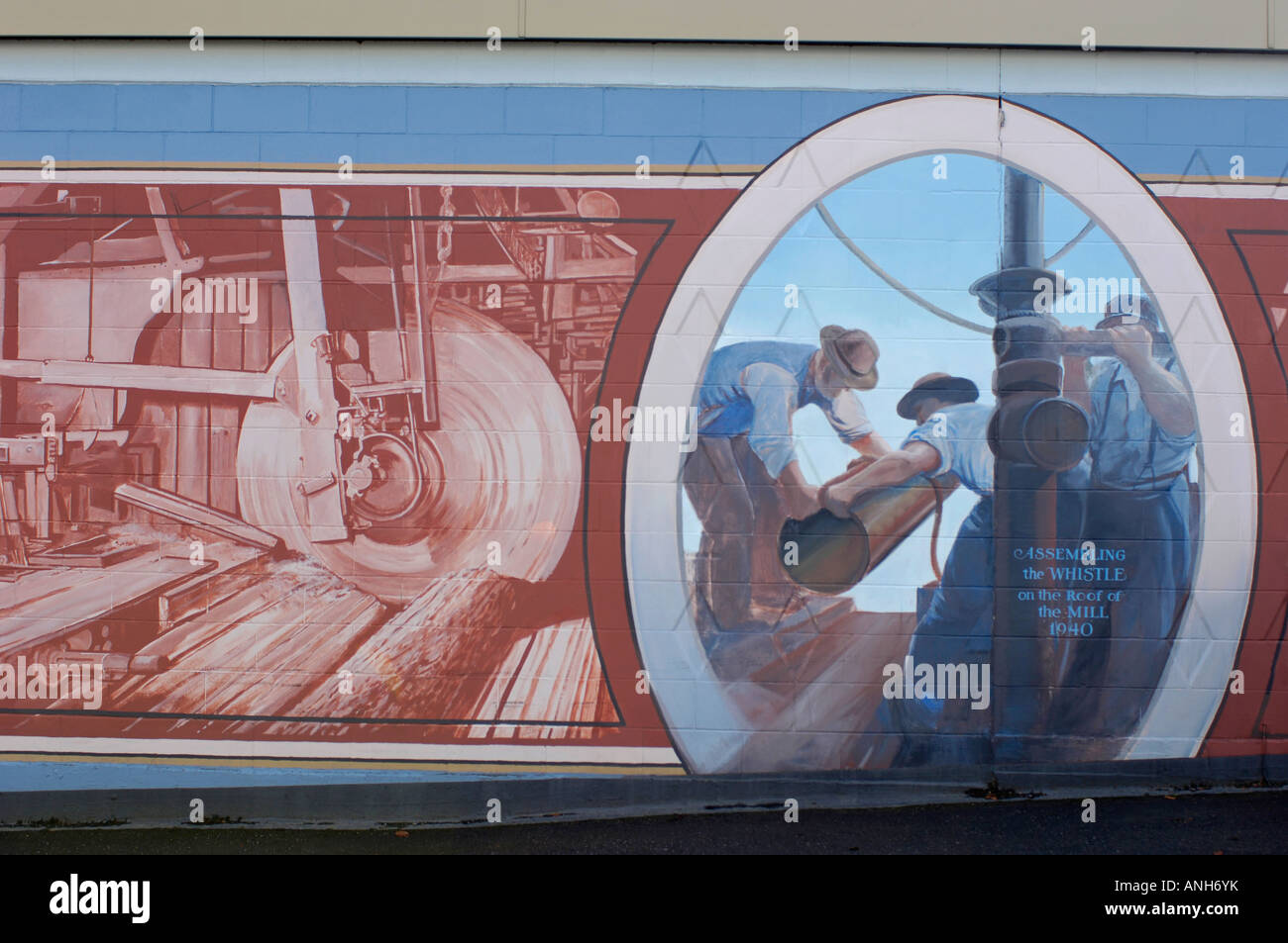 Robert dafford mural hi-res stock photography and images - Alamy