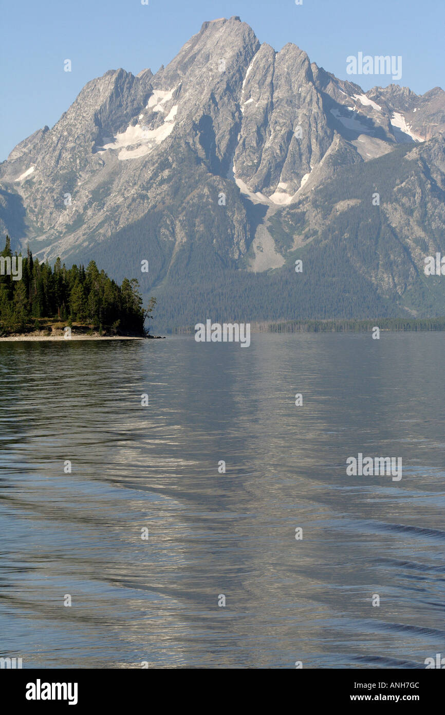 Jackson Lake and Grand Teton Mountains, Grand Tetons National Park ...