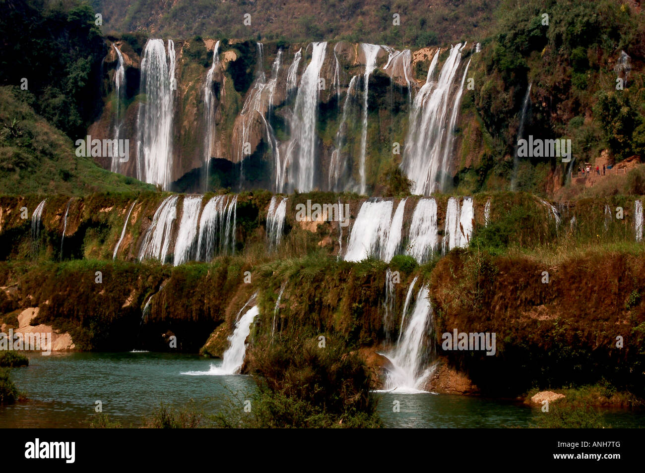 A beautiful waterfall in Yunnan Jiulong town ,China Stock Photo - Alamy