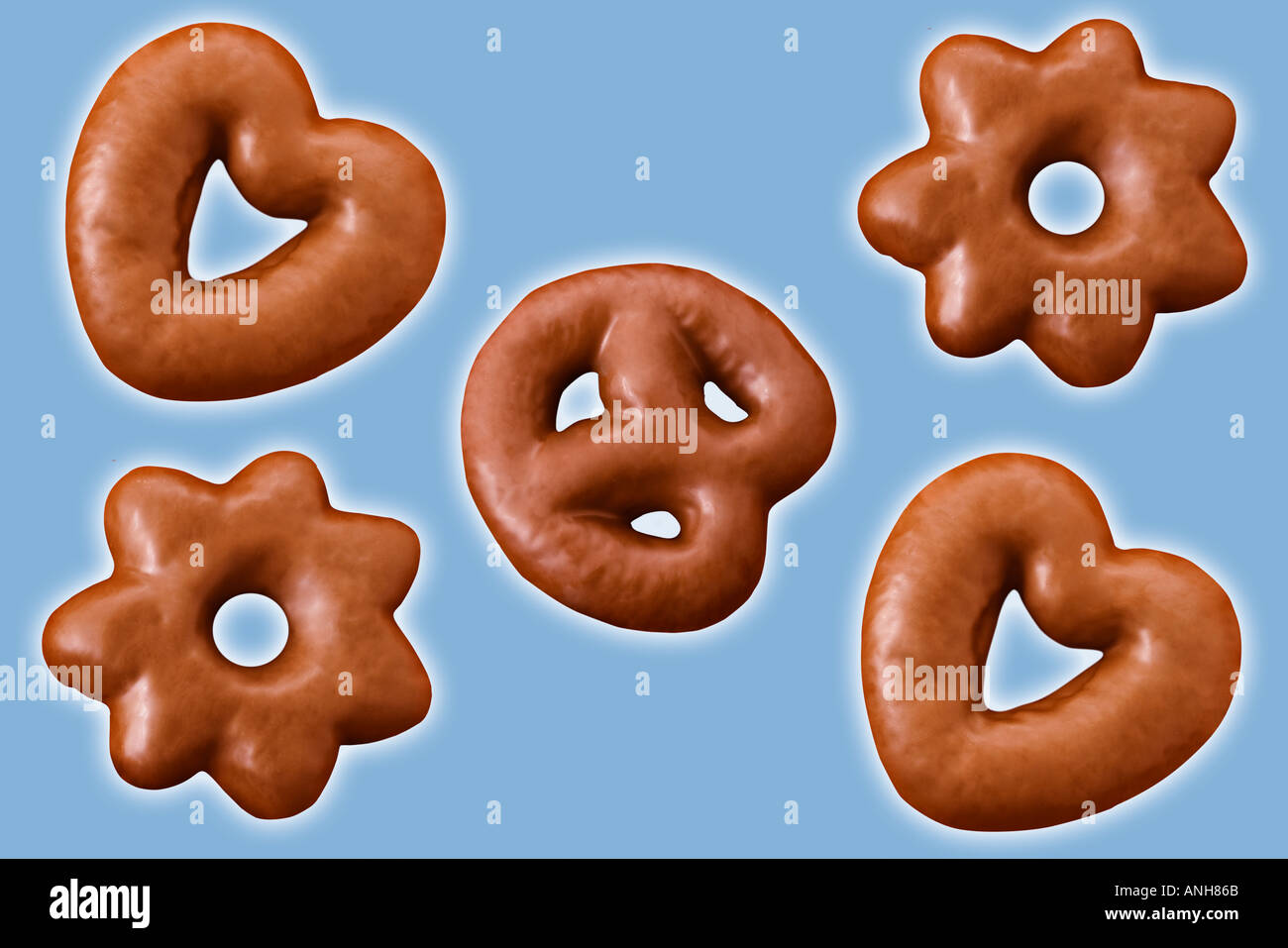 Pretzel shapes hi-res stock photography and images - Alamy