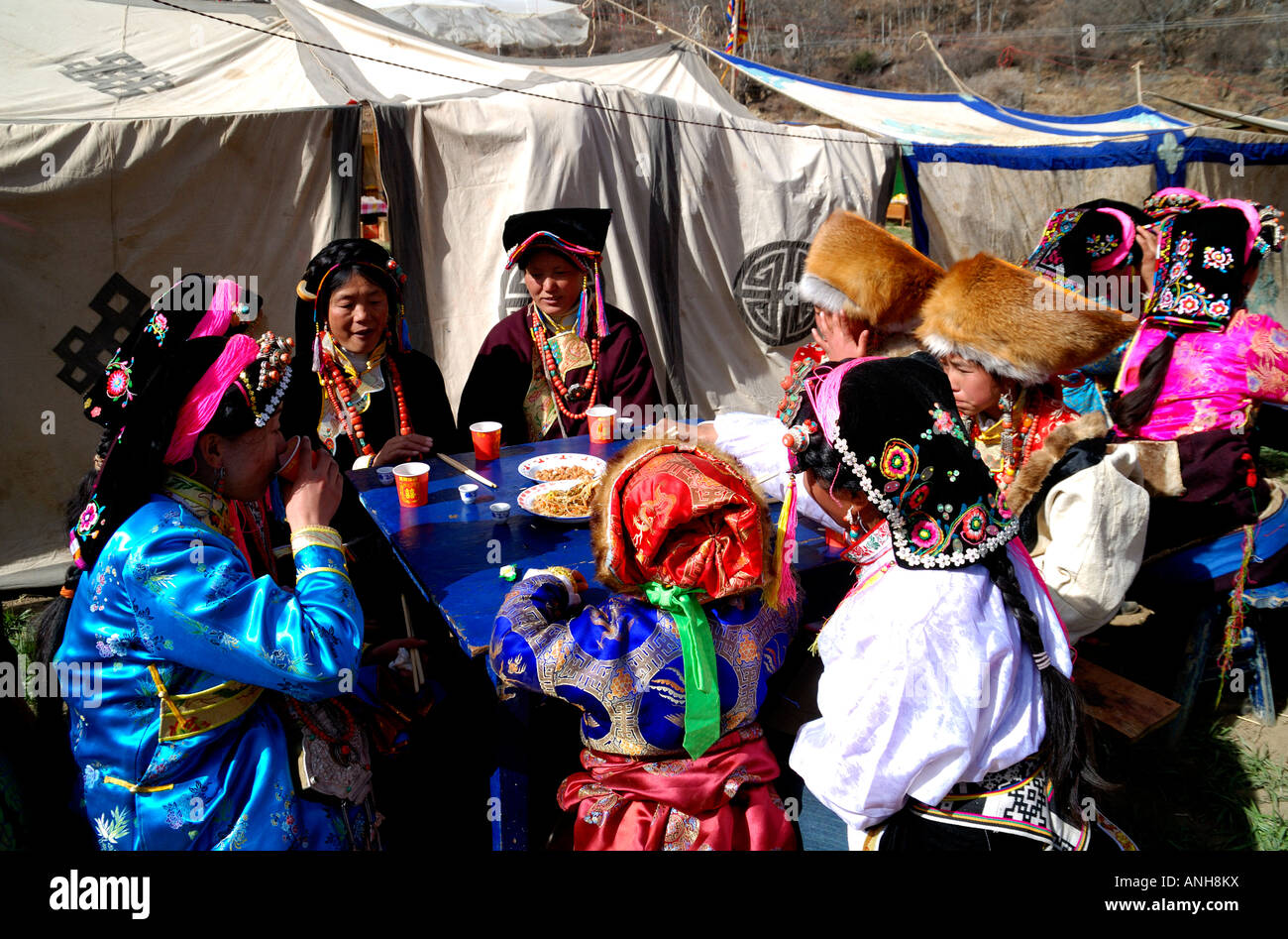 Tibetan wedding hi-res stock photography and images - Alamy