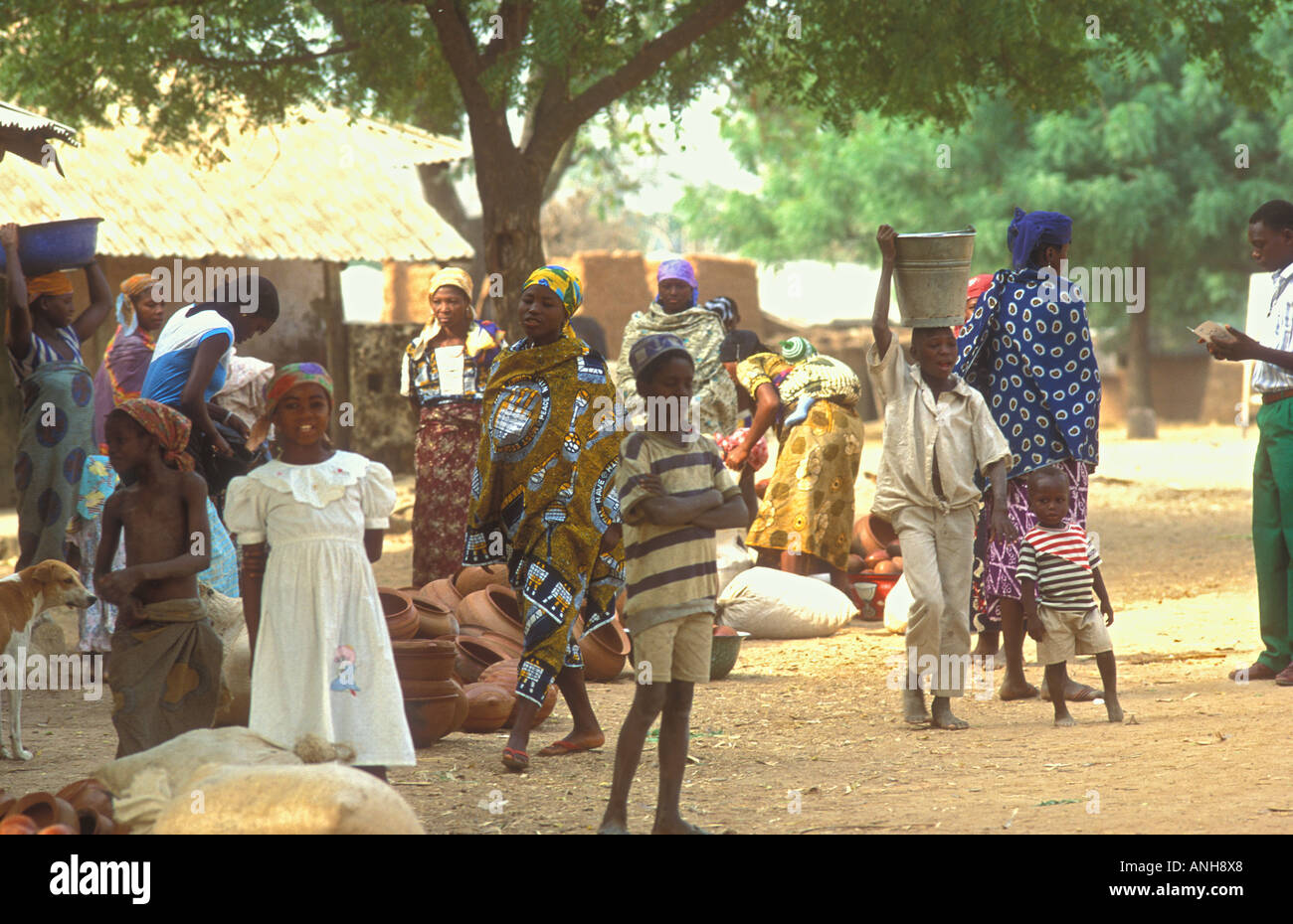 street scene northern nigeria horizontal Stock Photo - Alamy