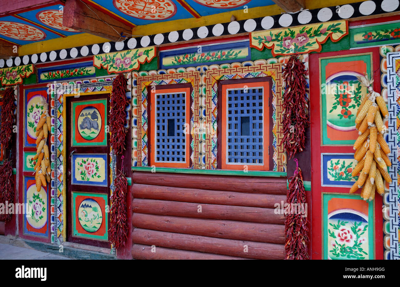 Tibetan window hi-res stock photography and images - Alamy