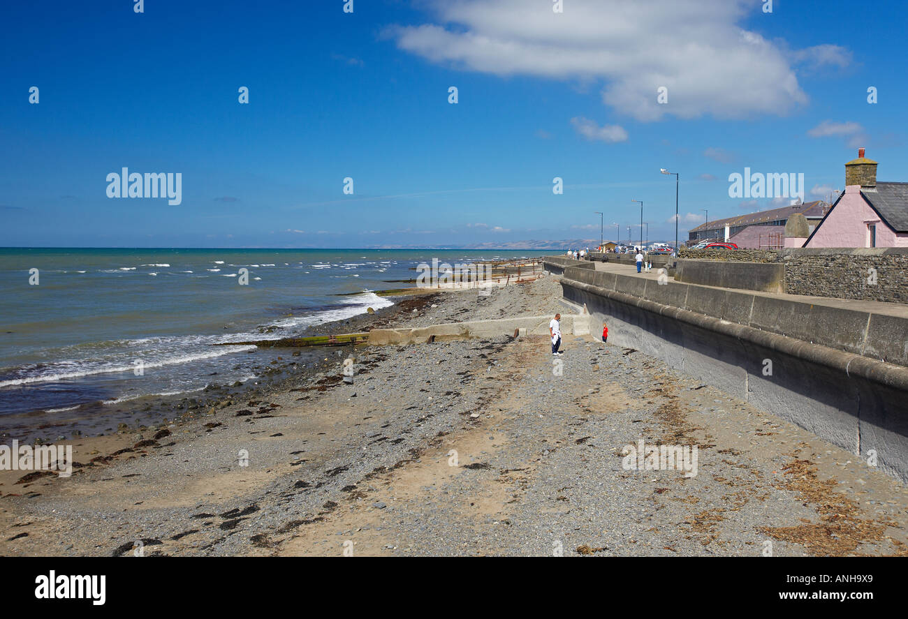 Coastal Defenses Aberaeron Ceredigion West Wales UK Stock Photo - Alamy