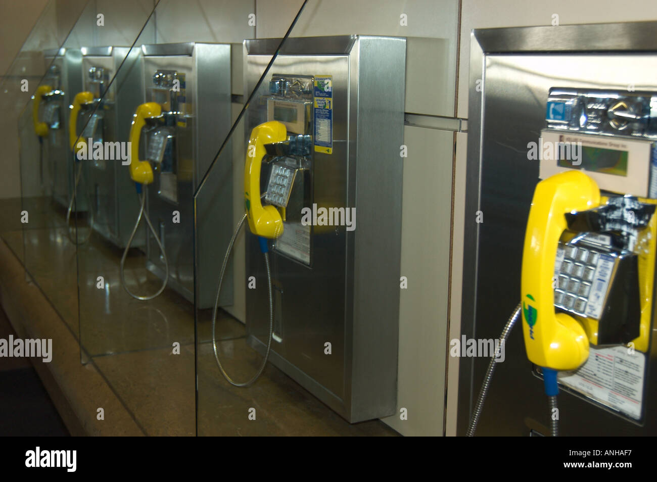 airport terminal phones Stock Photo - Alamy