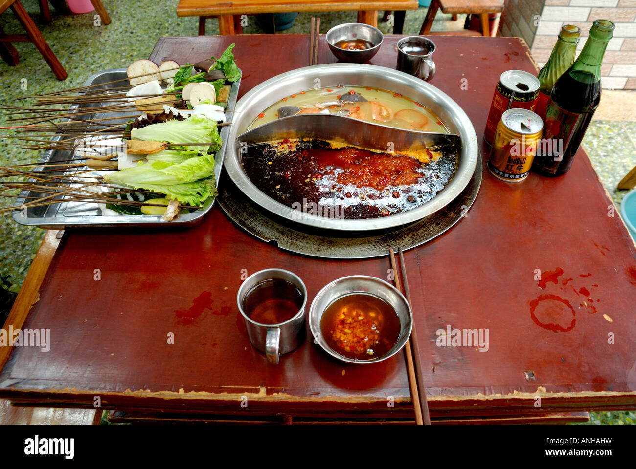 chinese traditional Sichuan food huo guo ,this very hot Stock Photo - Alamy