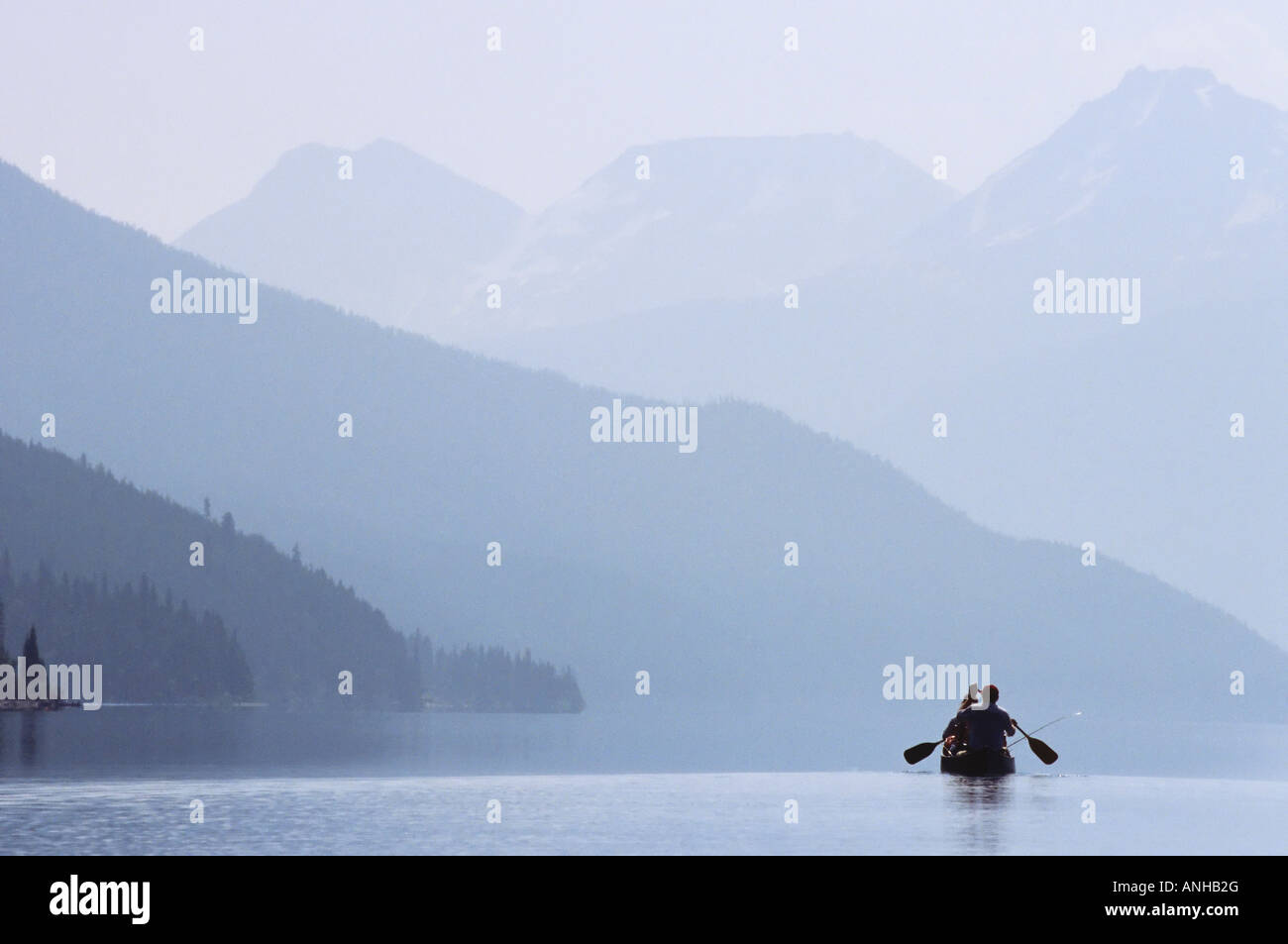 Laneezi lake, Bowron Lake Provincial Park, British Columbia, Canada ...
