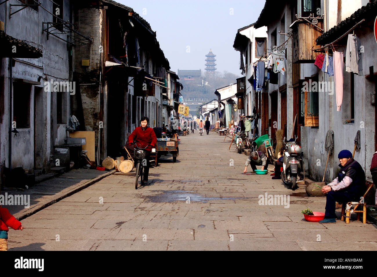 the common chinese people live place Stock Photo - Alamy
