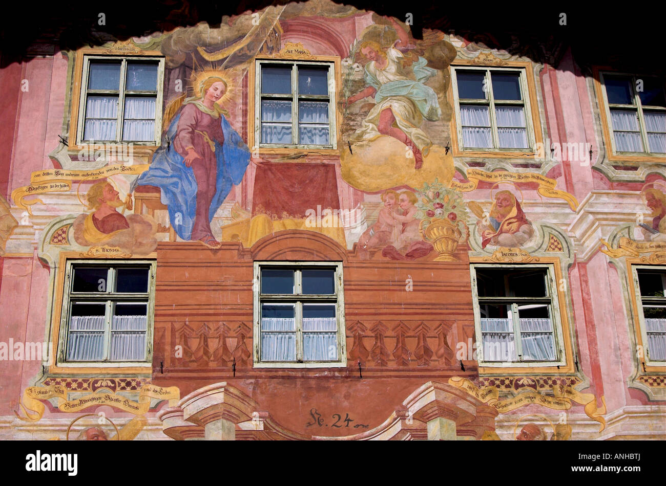 Bavaria, Europe ,Germany ,Mittenwald holiday ,house paintings, painting ...