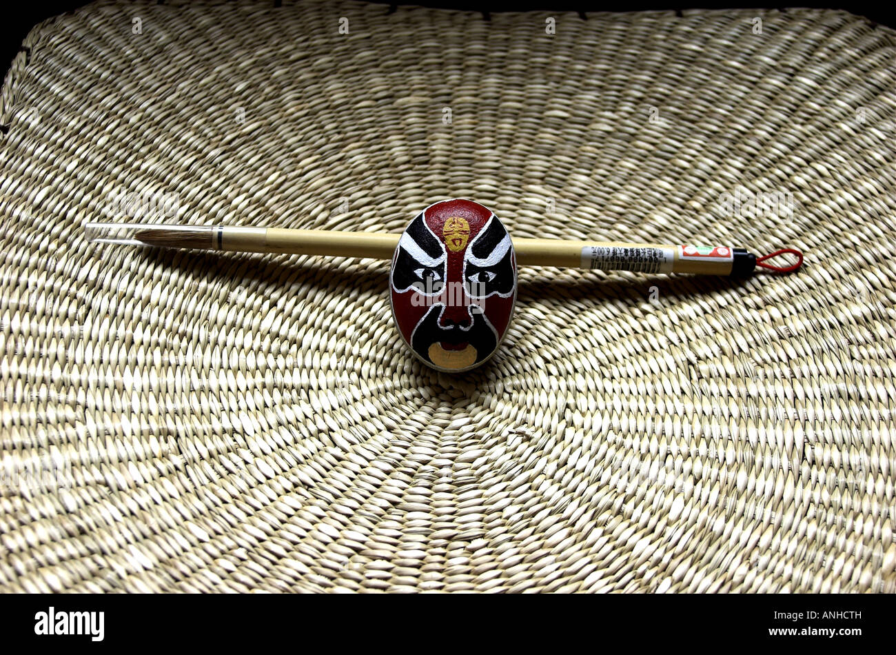 China face painting traditional Stock Photo - Alamy