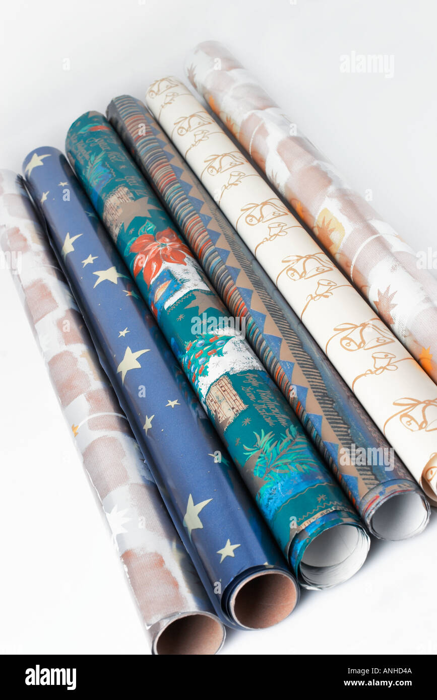 Gift wrapping paper Stock Photo - Alamy