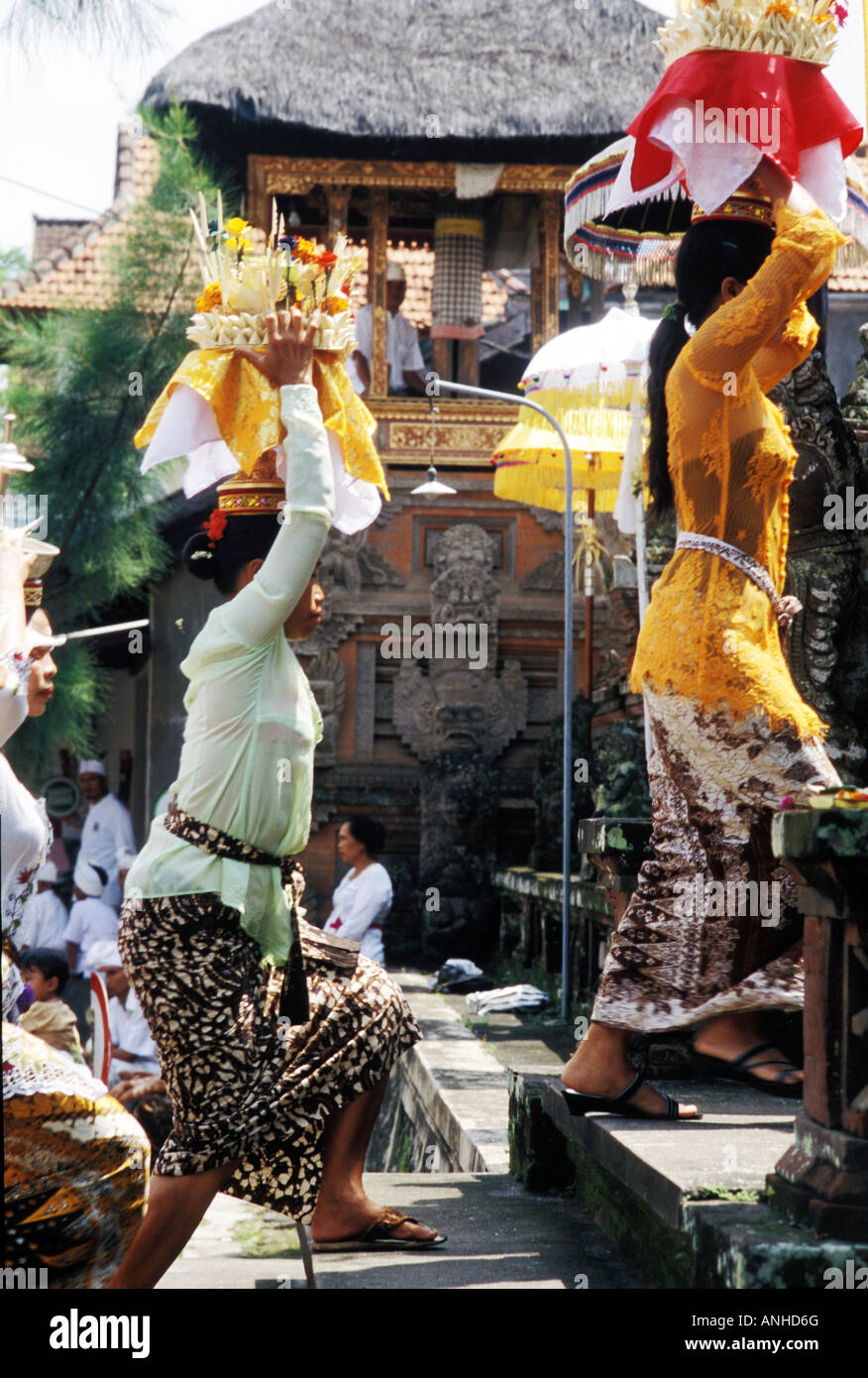 temple offering scene, ubud, bali, indonesia Stock Photo - Alamy