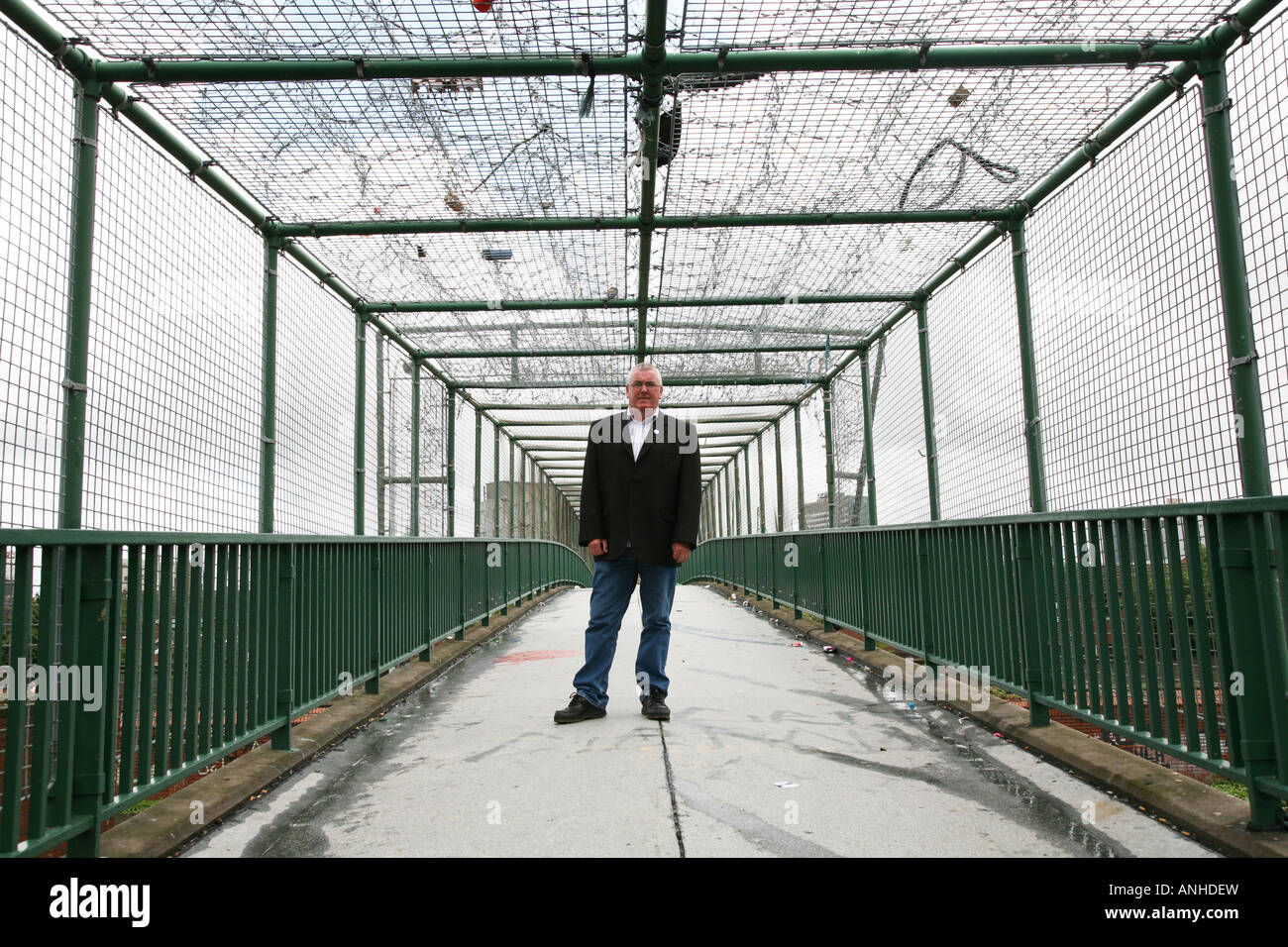Coiste tour at the divis flats West Belfast Co Antrim Northern Ireland ...