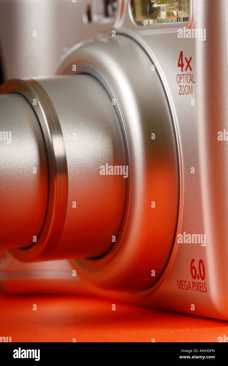 Compact digital camera zoom lens Stock Photo - Alamy