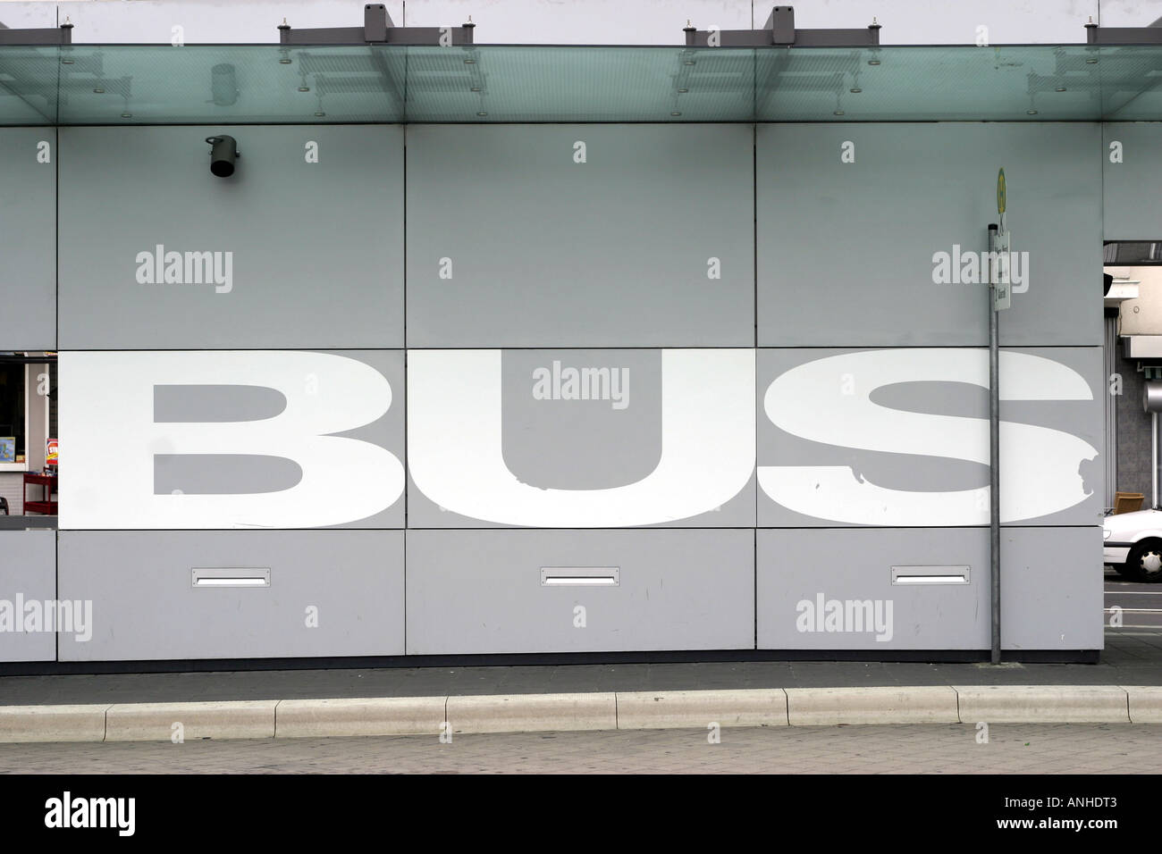 Plain bus shelter hi-res stock photography and images - Alamy