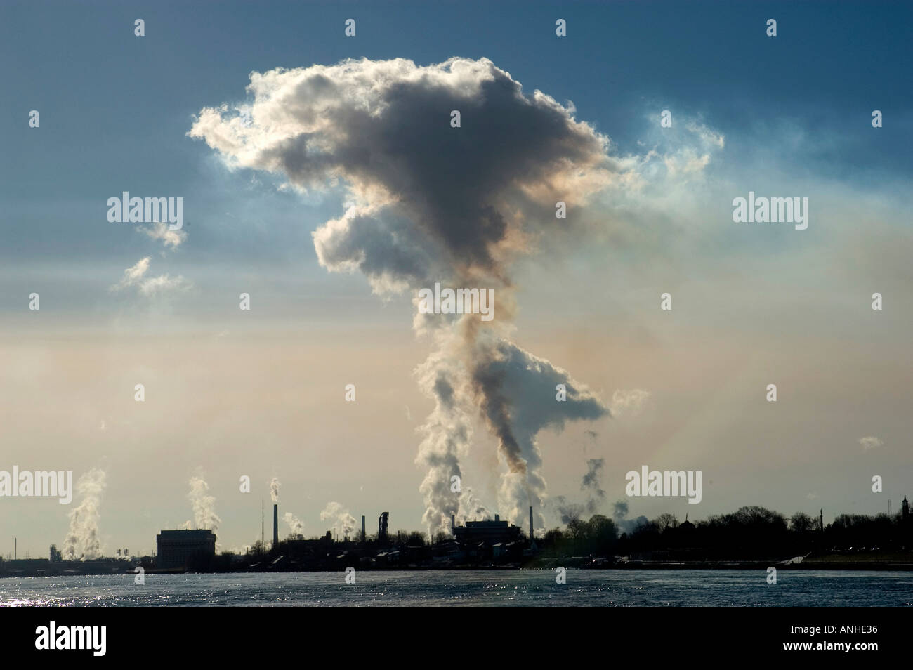 Serious air pollution from chemical hi-res stock photography and images ...