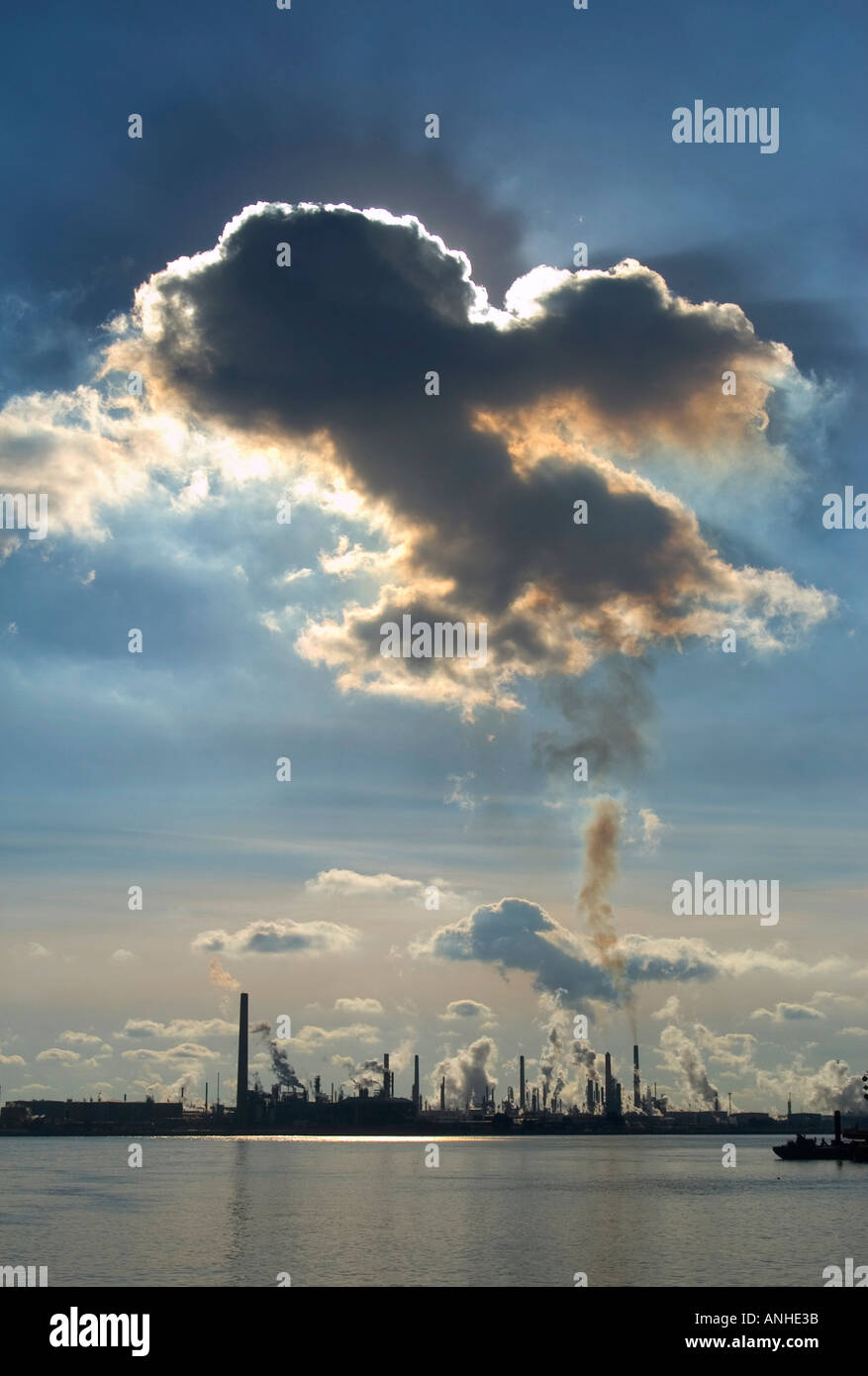 Serious air pollution from the chemical valley in sarnia ontario canada ...