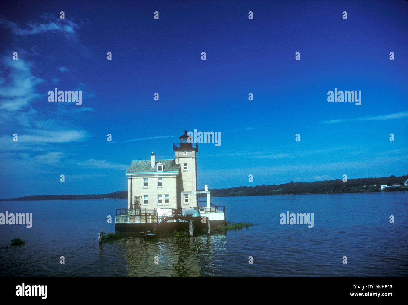Hudson River Lighthouse Stock Photo - Alamy