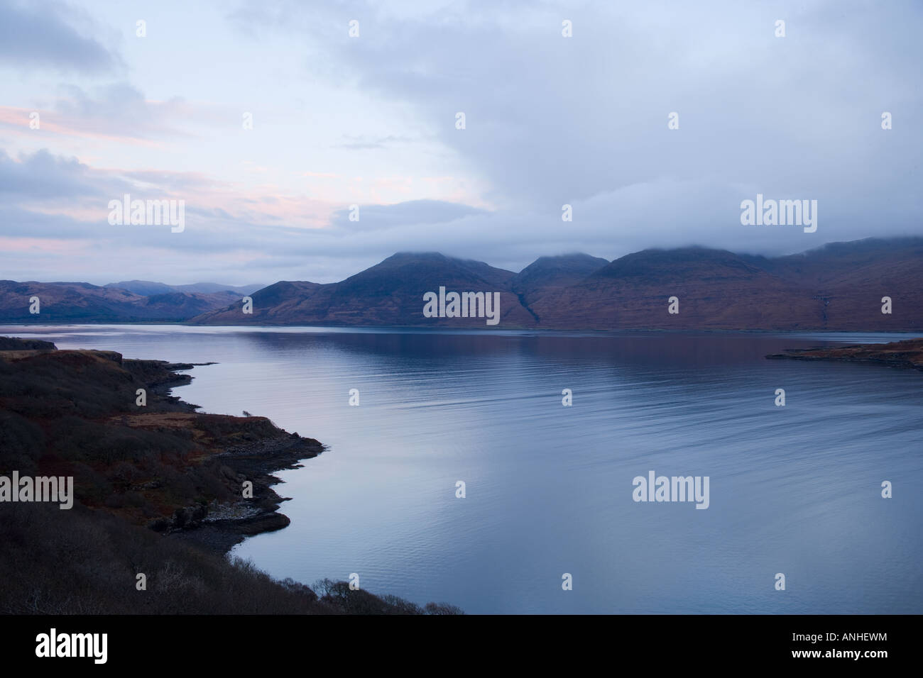 Loch na Keal Stock Photo - Alamy