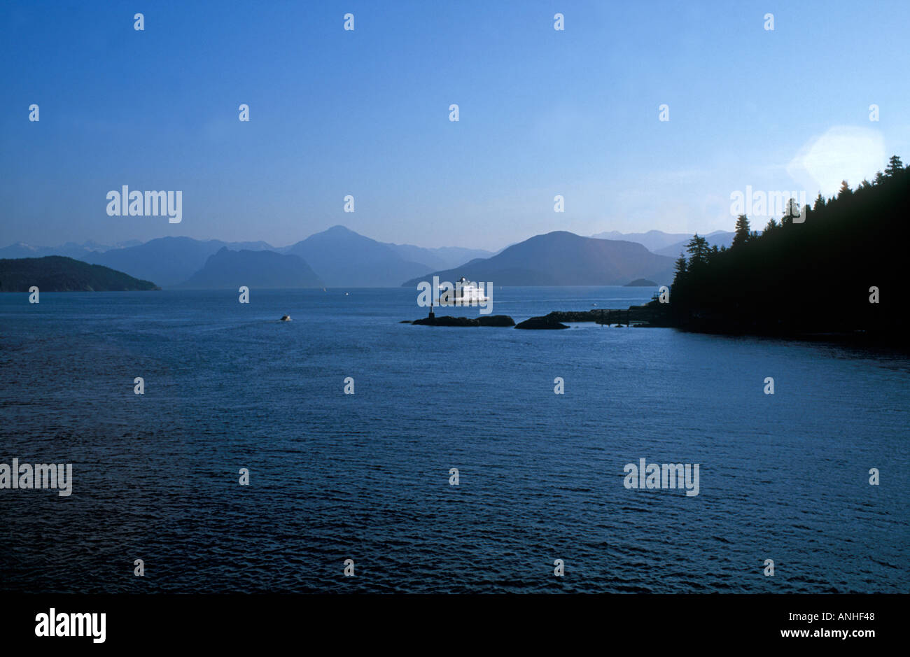 Vancouver Island inlet Stock Photo - Alamy