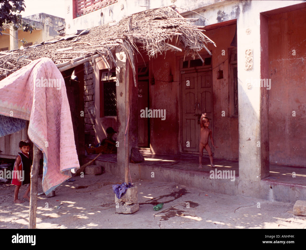 Kids outside house india hi-res stock photography and images - Alamy