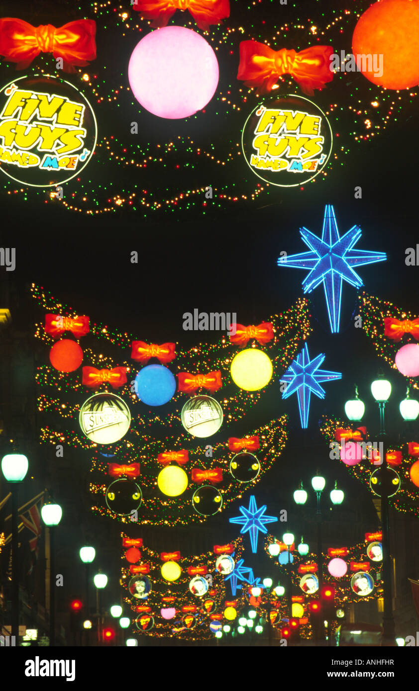 Twinkling london christmas lights hi-res stock photography and images ...
