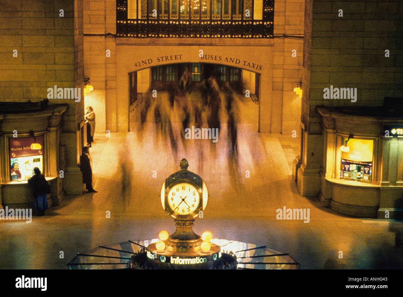USA New York City NYC Grand Central Station The Clock at the ...