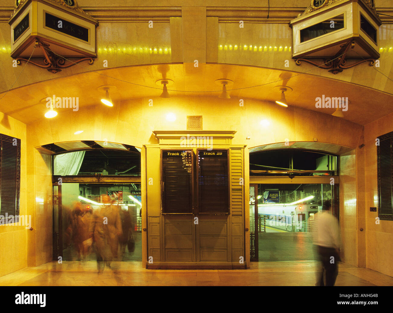 USA New York Grand Central Station Exit Gates from Trains ...