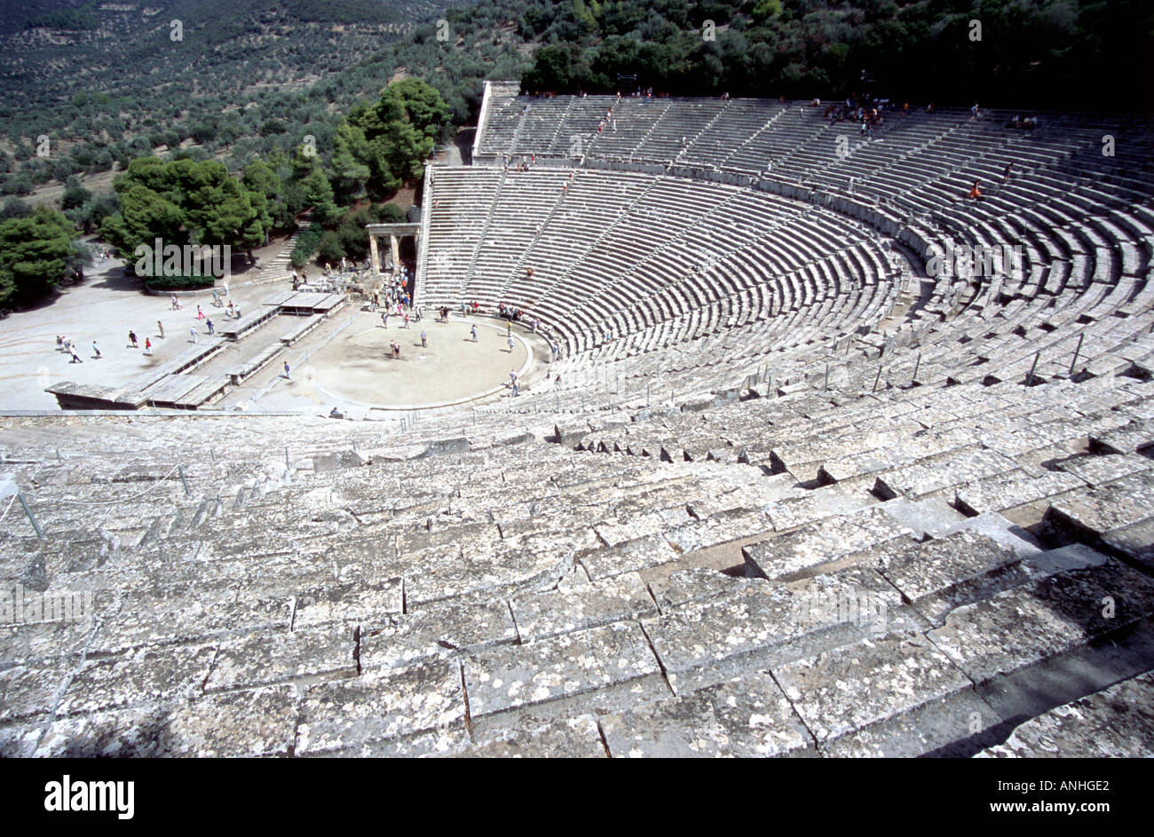 Epidavros Amphitheatre Greece Stock Photo - Alamy