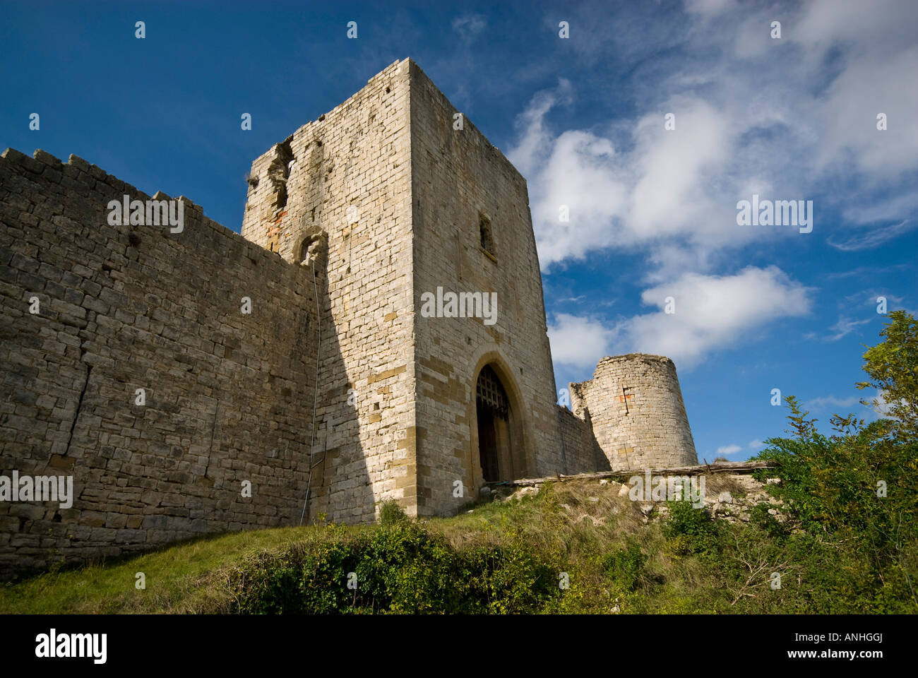 France puivert castle chateau de hi-res stock photography and images ...