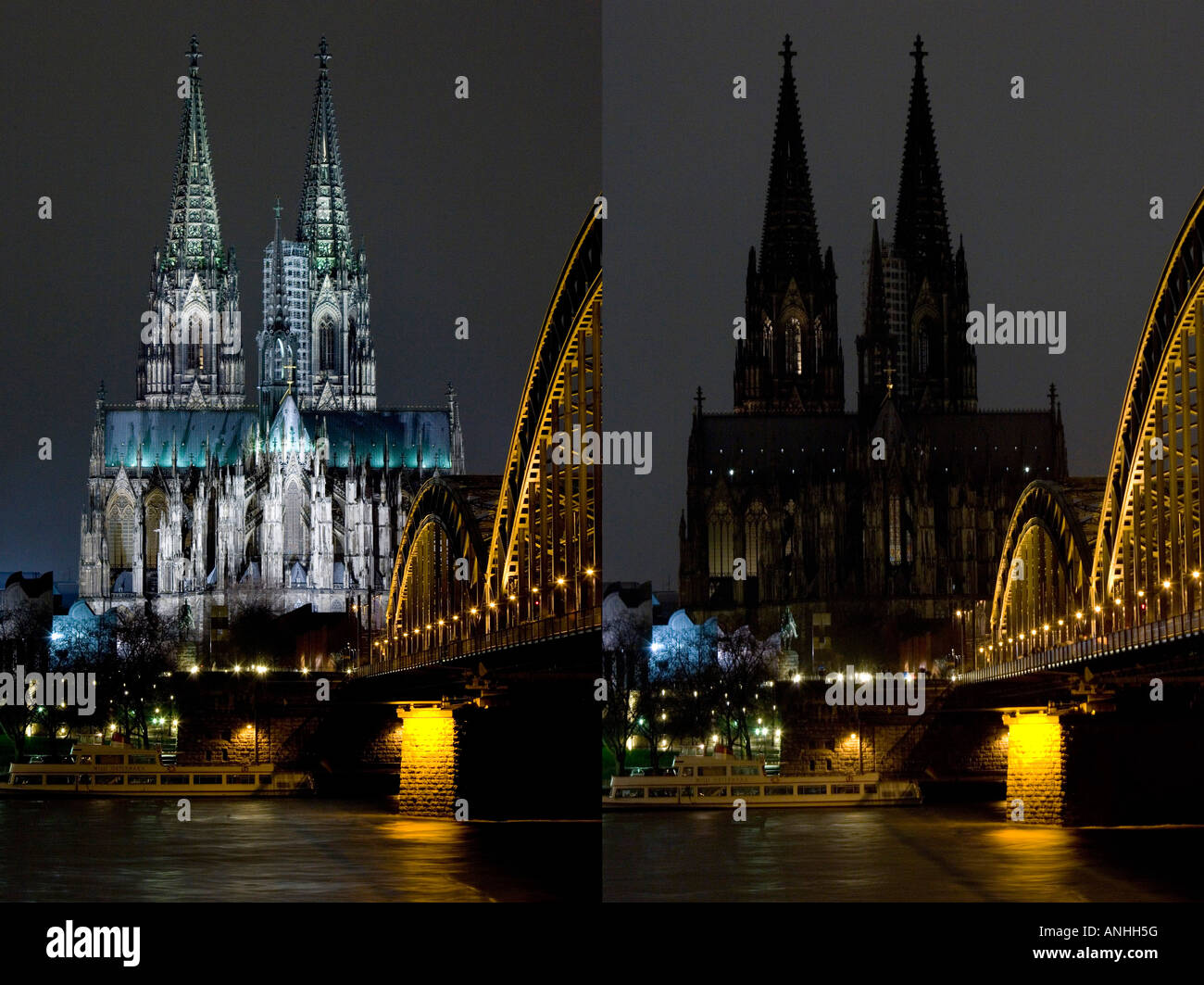 Cathedral of Cologne during the climate day of action Stock Photo - Alamy