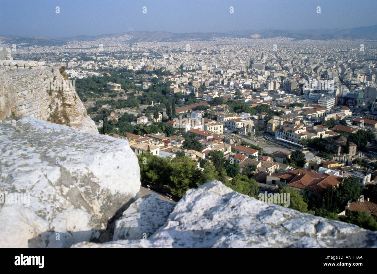 Greece Athens view from acropolis Stock Photo - Alamy