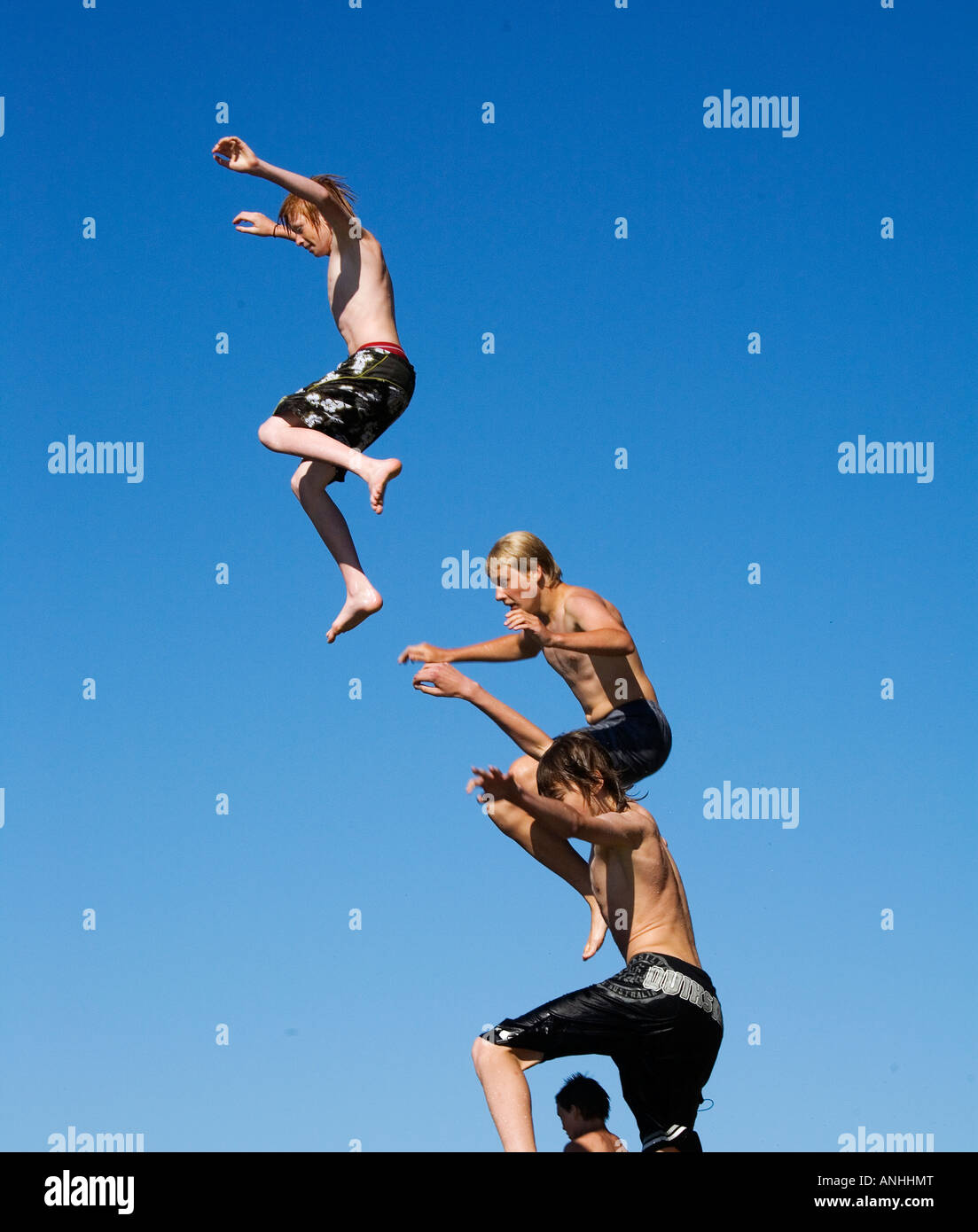 Four boys hi-res stock photography and images - Alamy