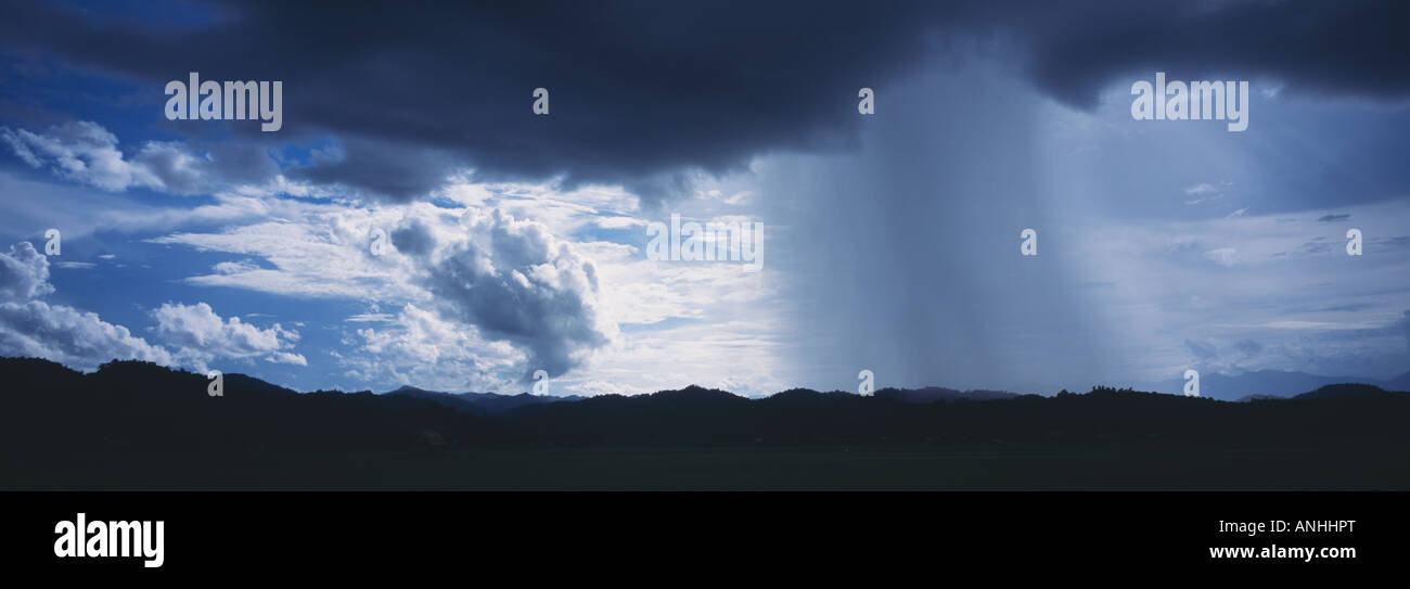 rain storm, rain cloud, Laos Stock Photo - Alamy