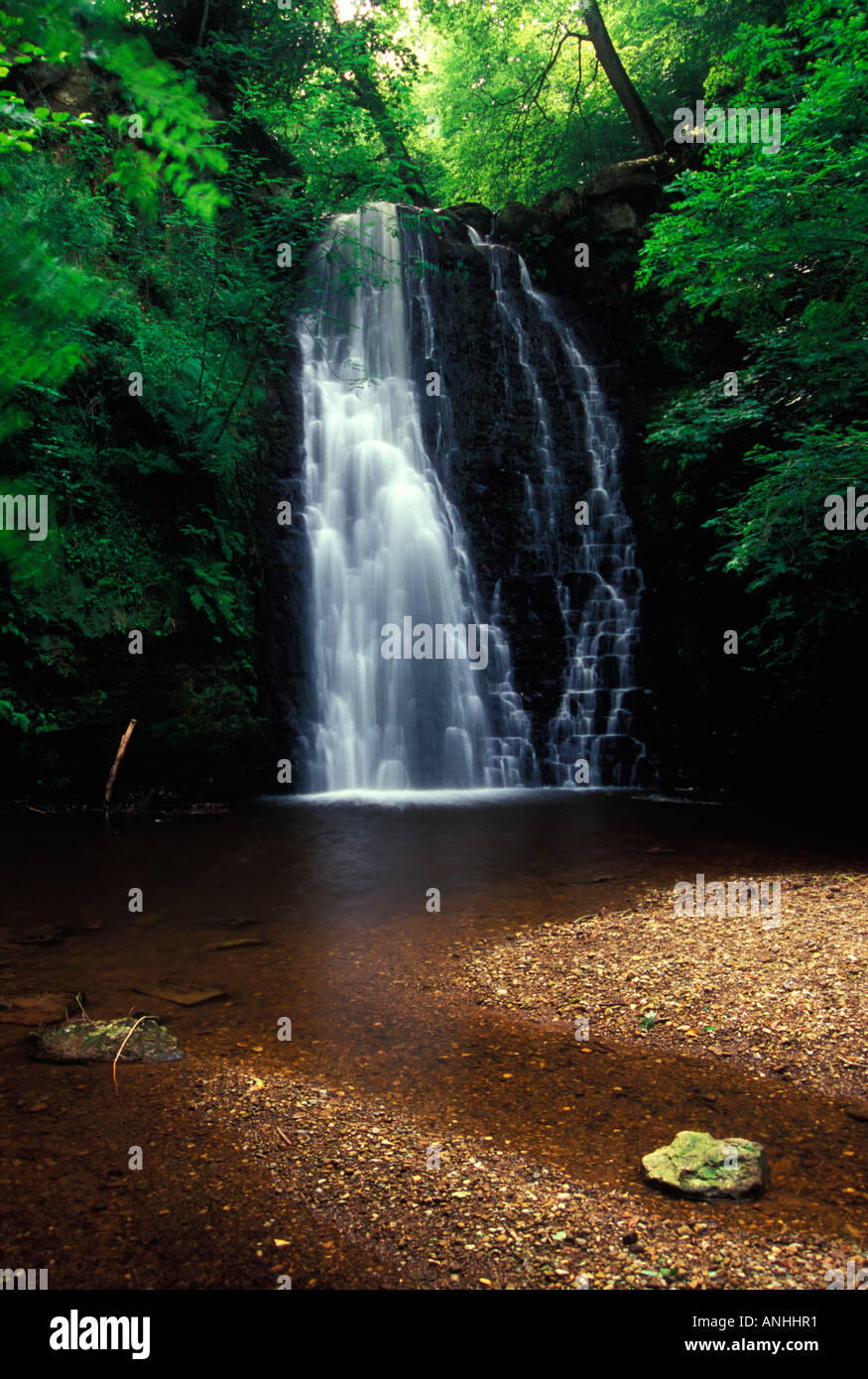 Falling Foss, May Beck, North Yorkshire, North York Moors National Park ...
