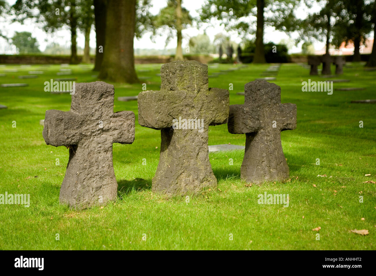 Langemark german war cemetery belgium hi-res stock photography and ...