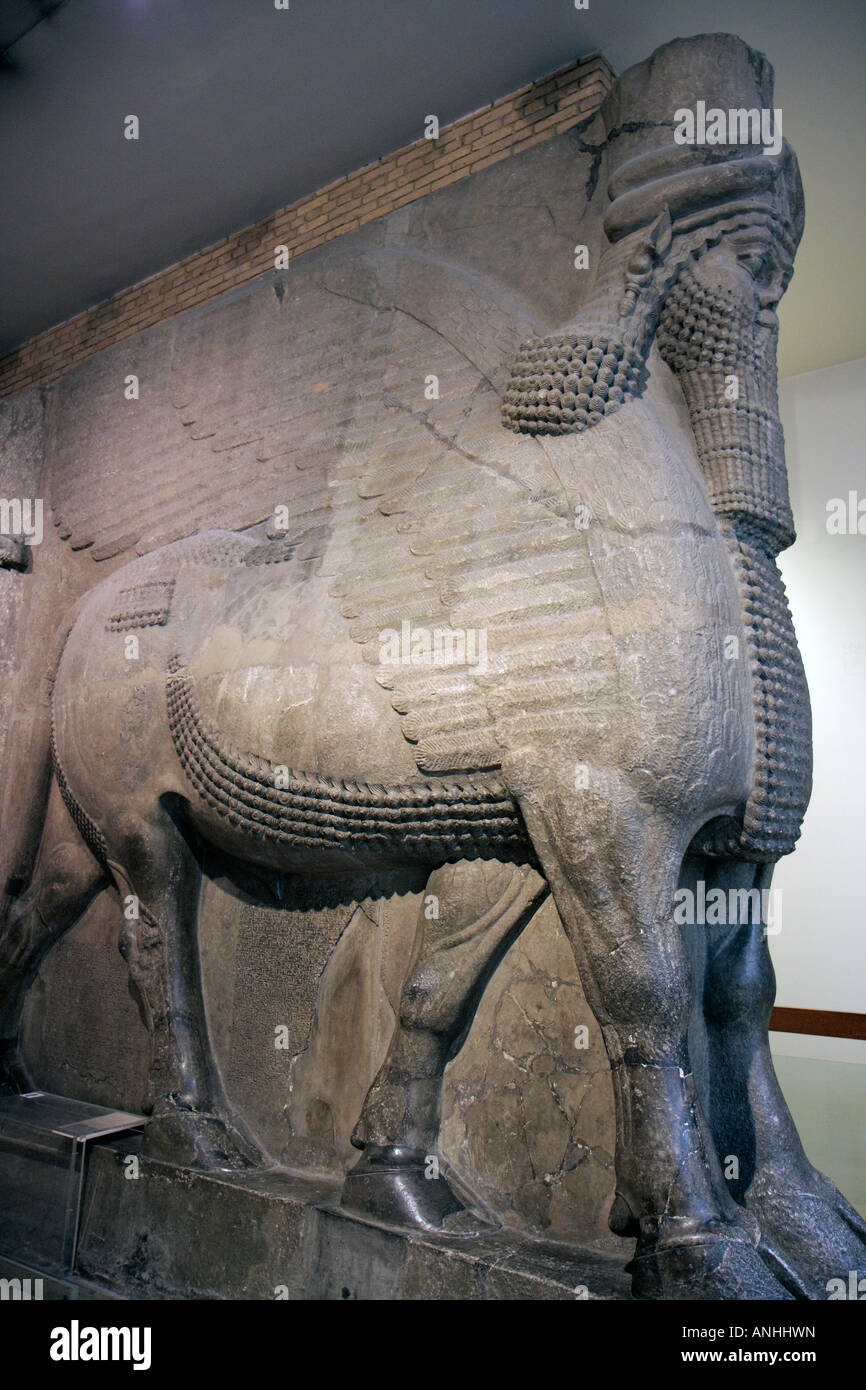 Assyrian winged bull hi-res stock photography and images - Alamy