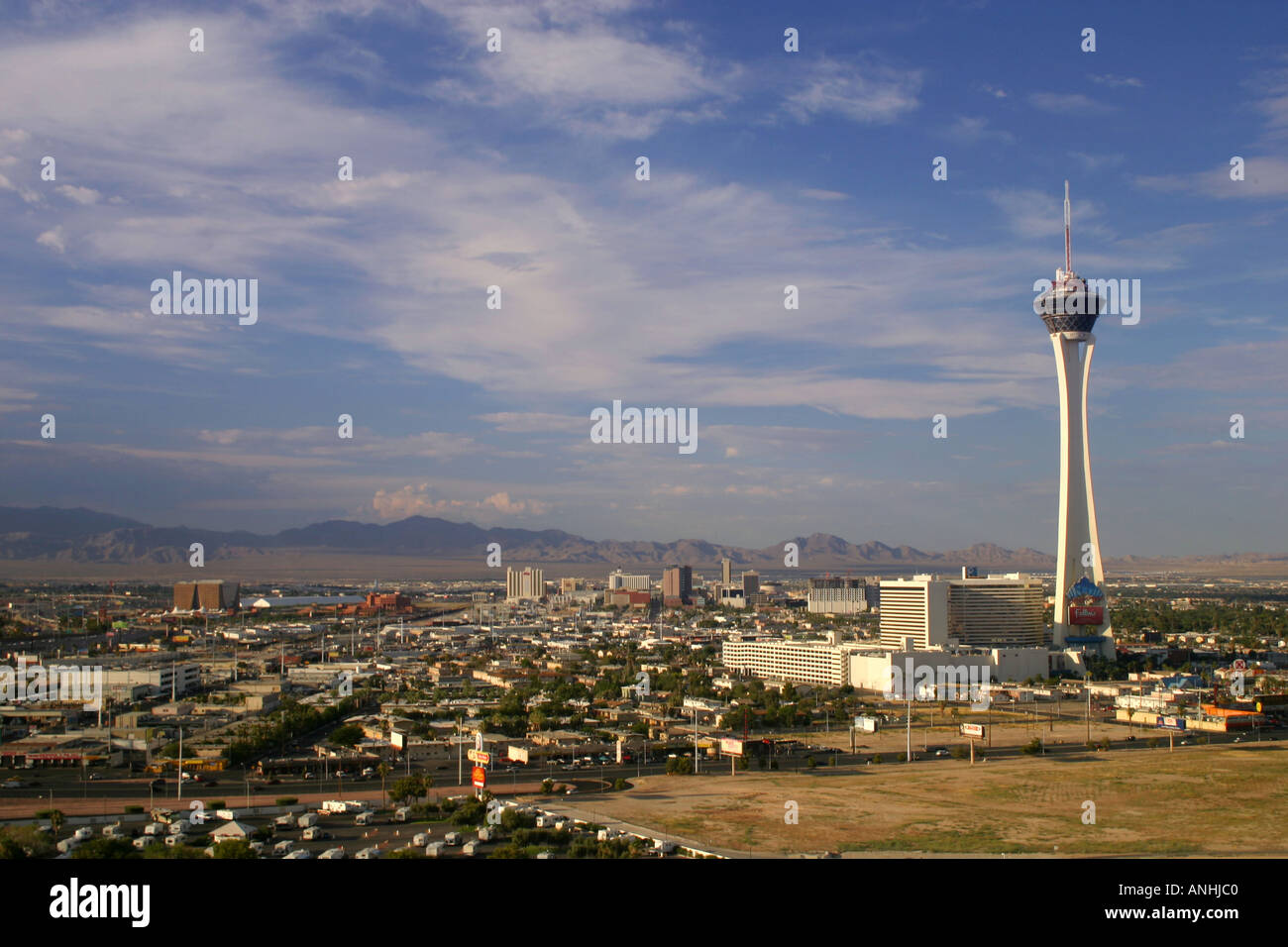 Stratosphere Tower in Las Vegas Nevada United States of America Stock ...