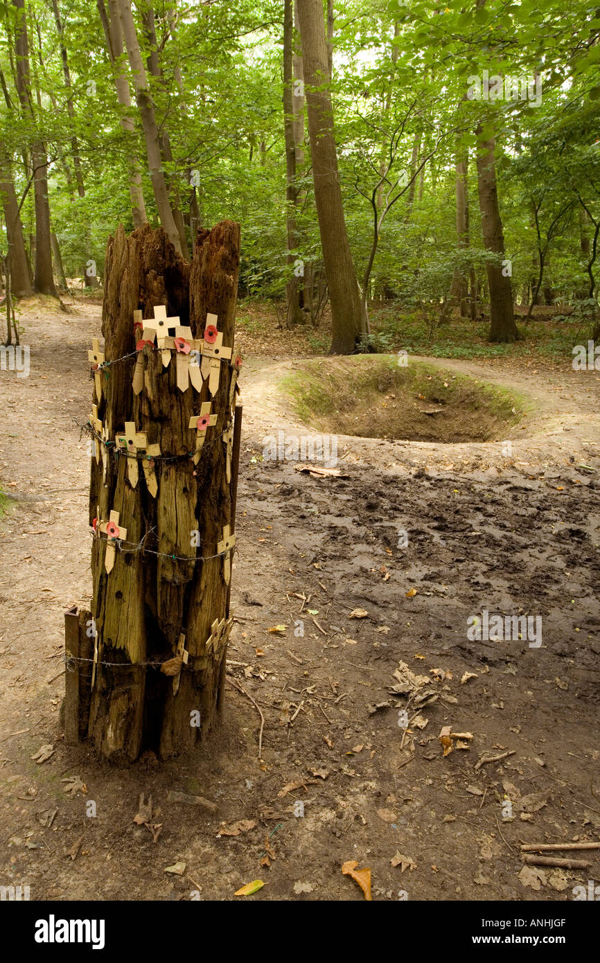 Shell holes trenches landscape ww1 hi-res stock photography and images ...