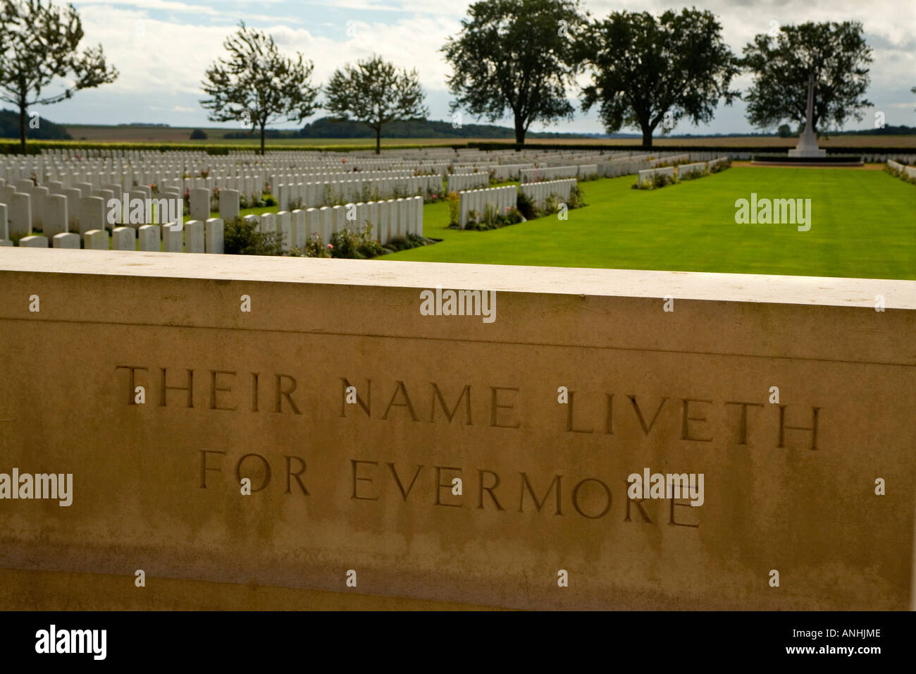 War tour in somme cemetery hi-res stock photography and images - Alamy