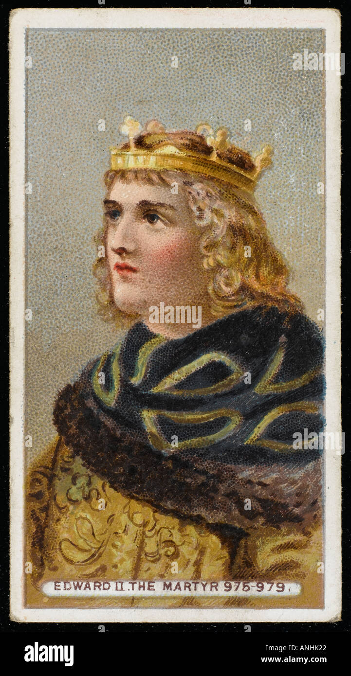 King Edward The Martyr Stock Photo - Alamy