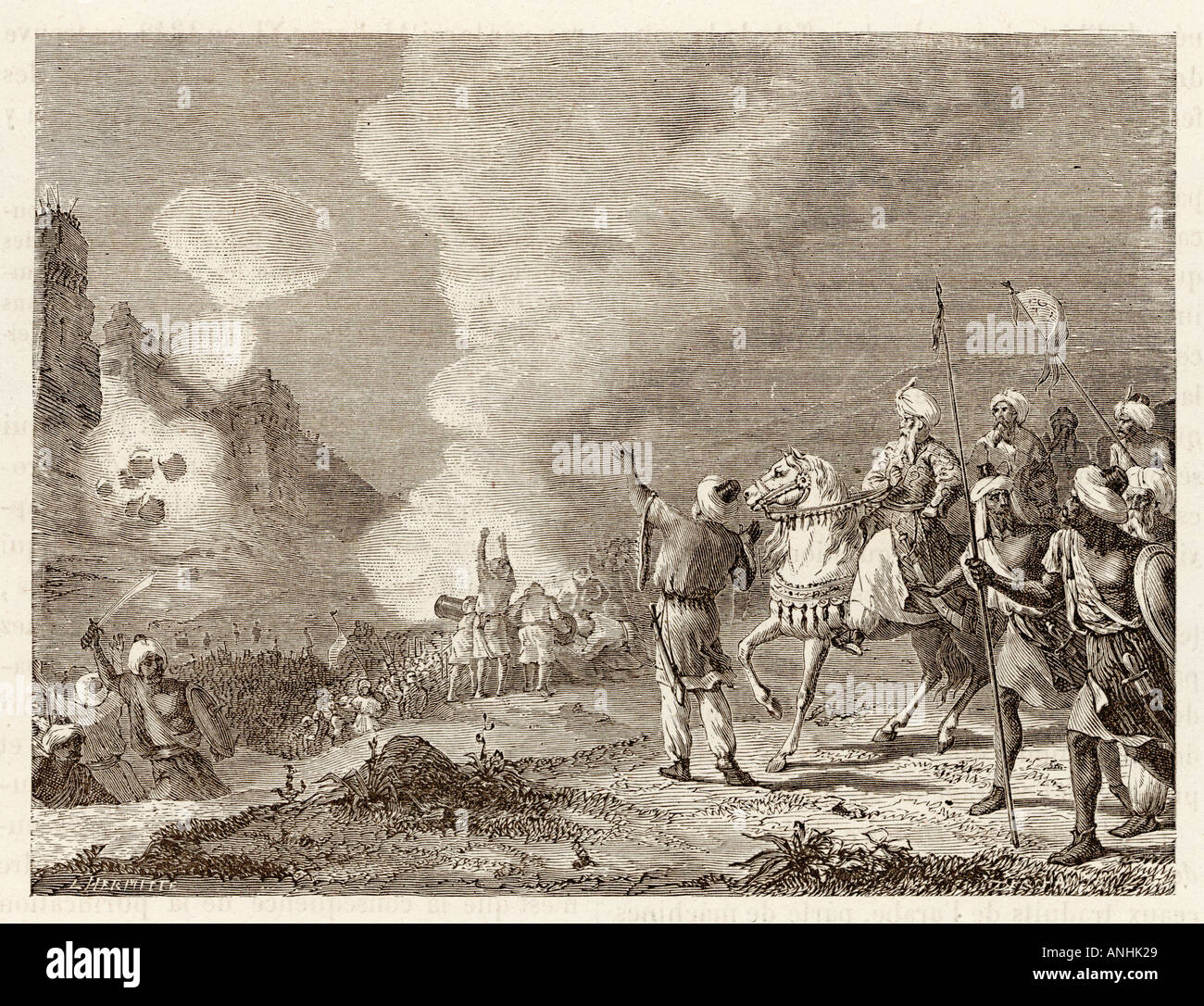 Abu Yusuf Using Gunpowder Morocco Stock Photo - Alamy