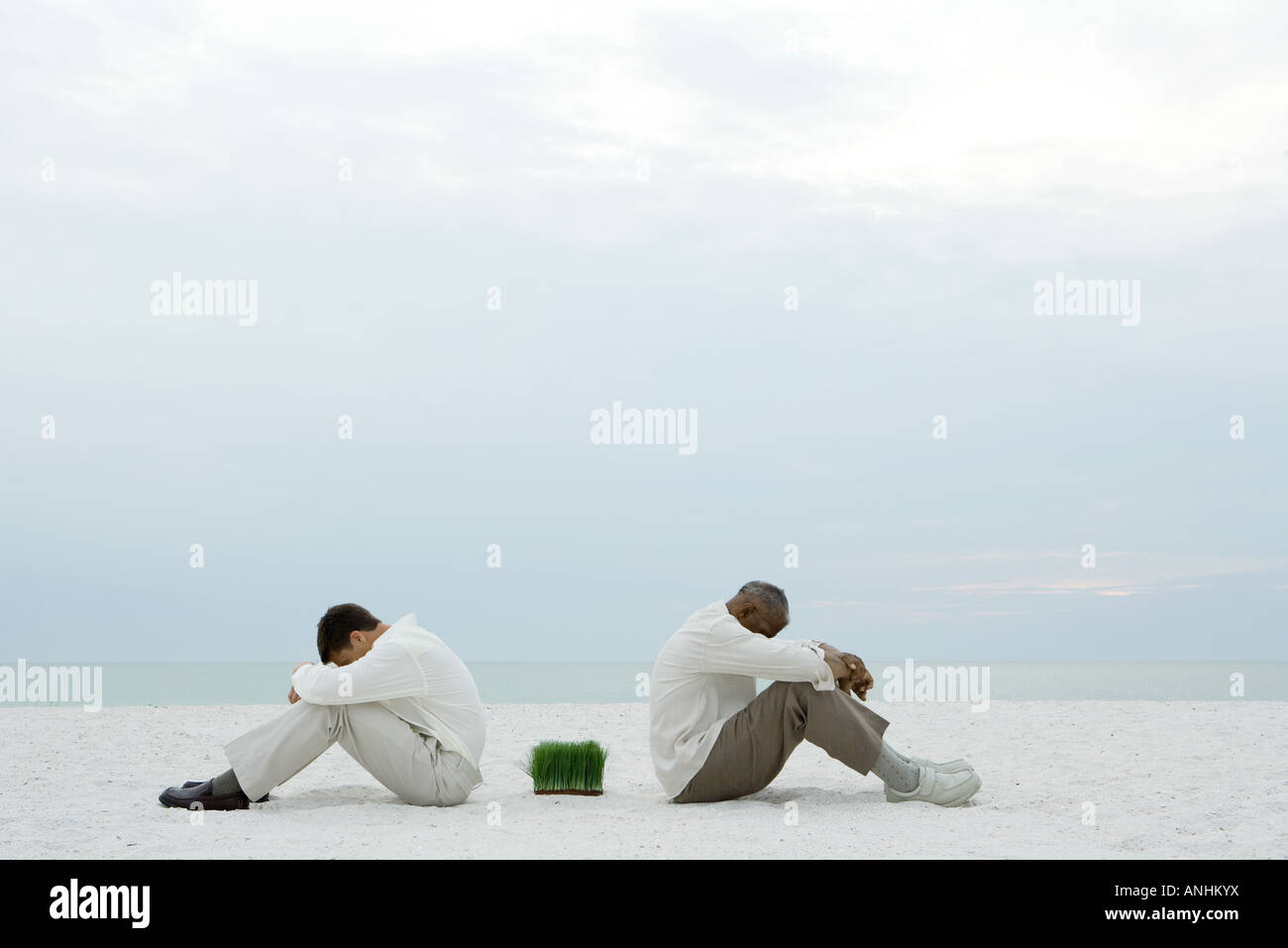 Head Between Knees High Resolution Stock Photography and Images - Alamy