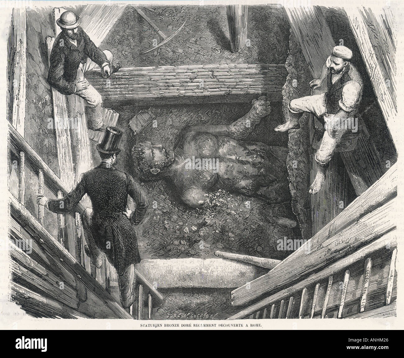 Statue Of Hercules Rome Stock Photo - Alamy