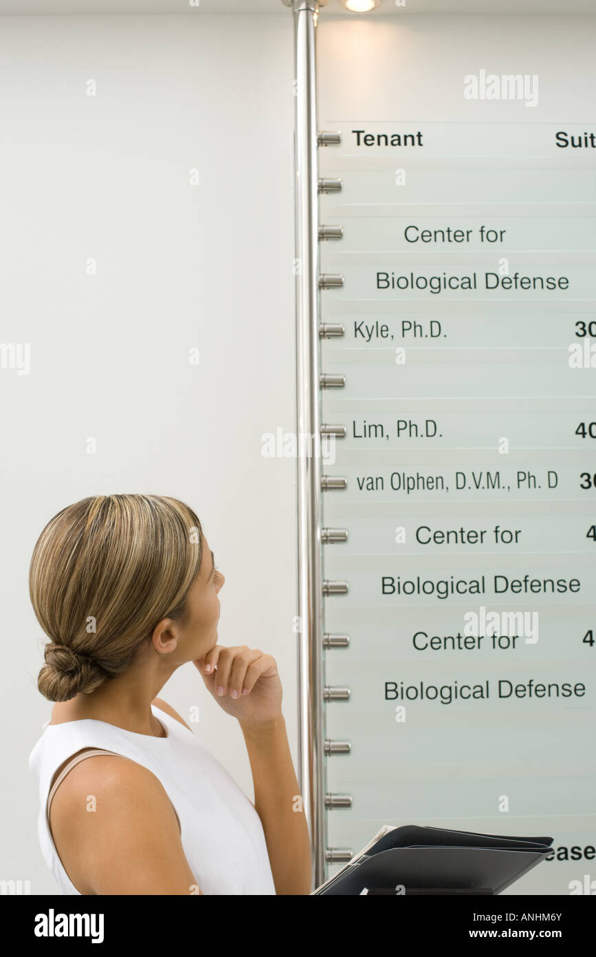 Building directory hi-res stock photography and images - Alamy